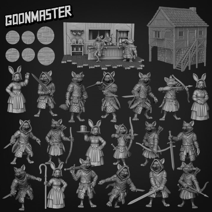 Goon Master Miniatures | 3D Printed D&D & Fantasy Animal Folk ...