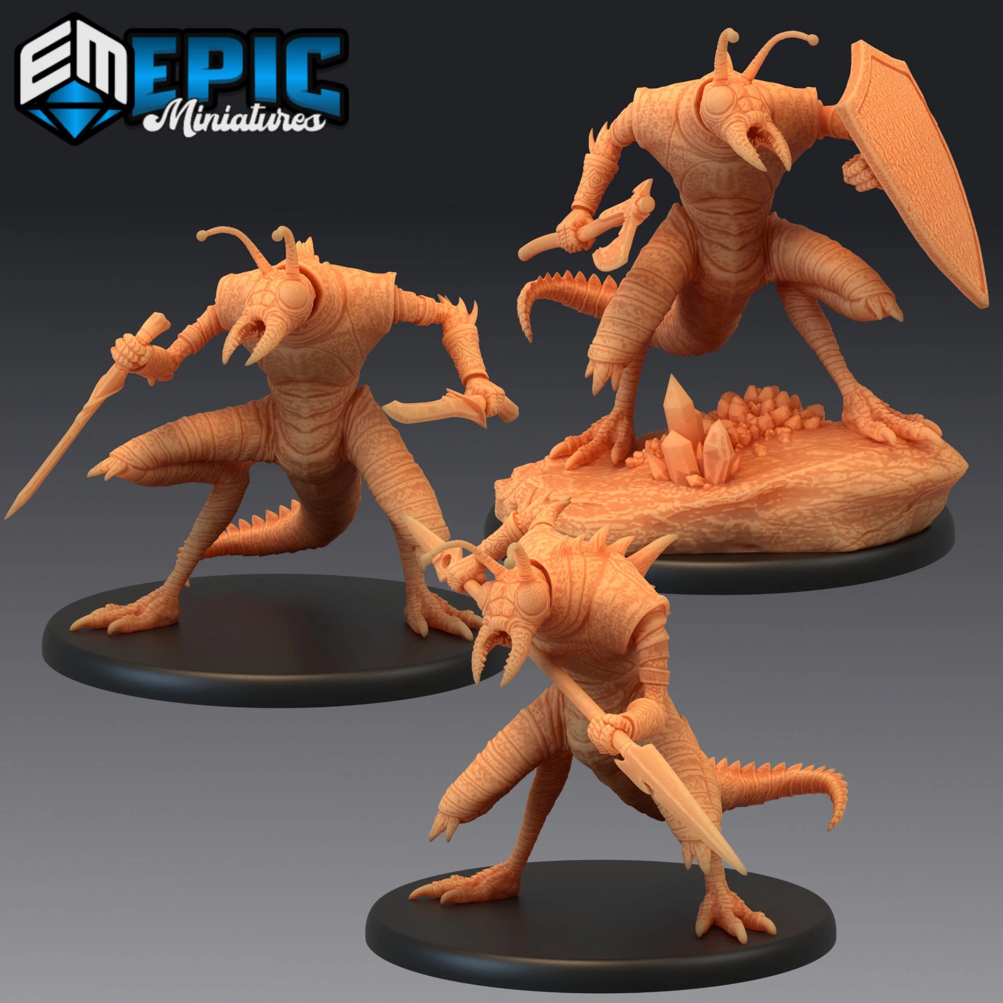 Ice Devil Miniature - Set of 3 - 28mm – Ottsworkshop