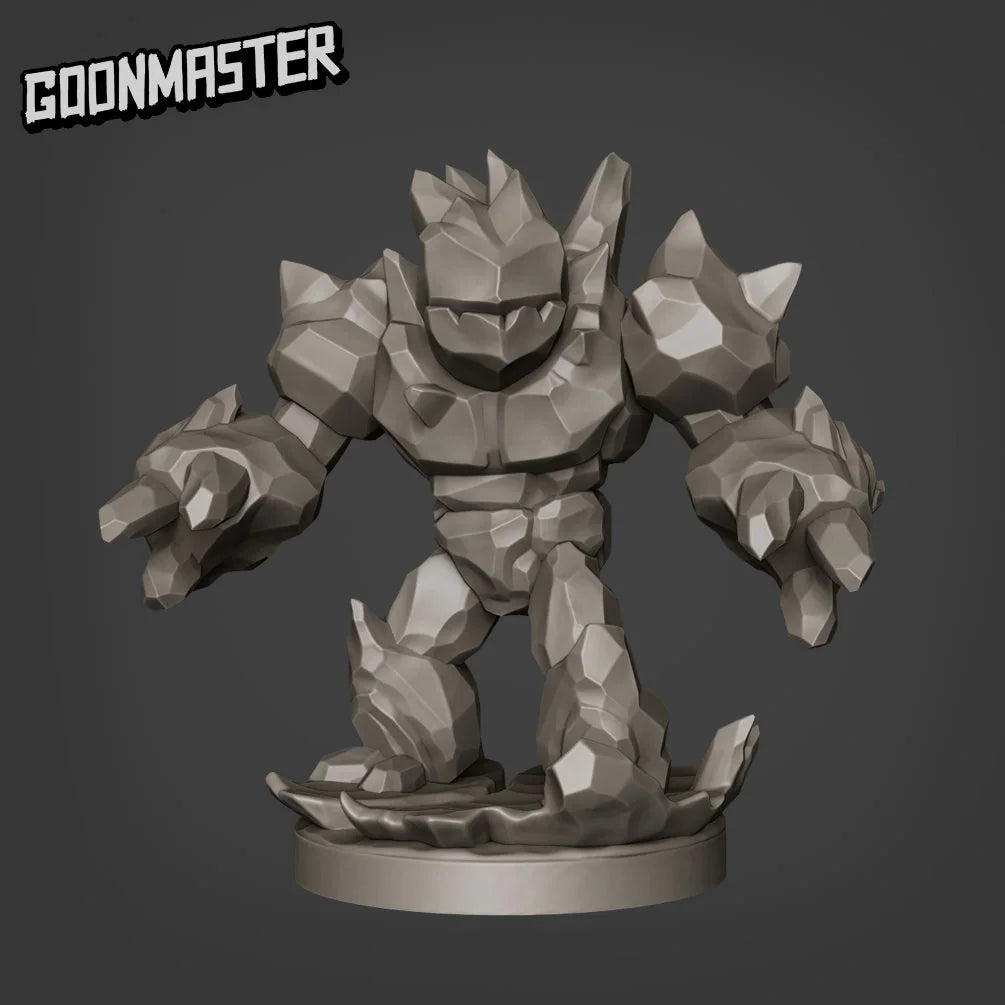 Small Ice Golem Miniatures - Ottsworkshop
