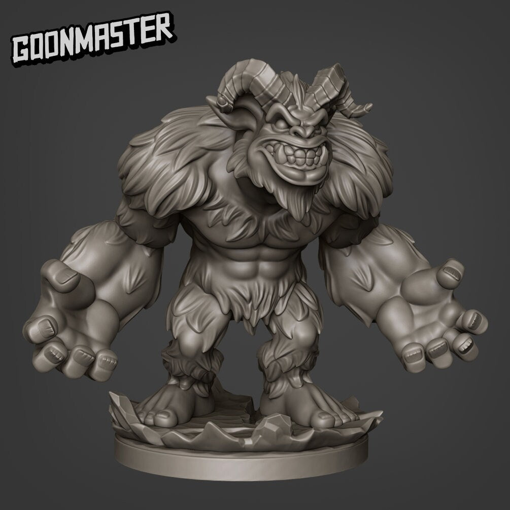 Yeti monster set 1 by goons Miniatures - Ottsworkshop