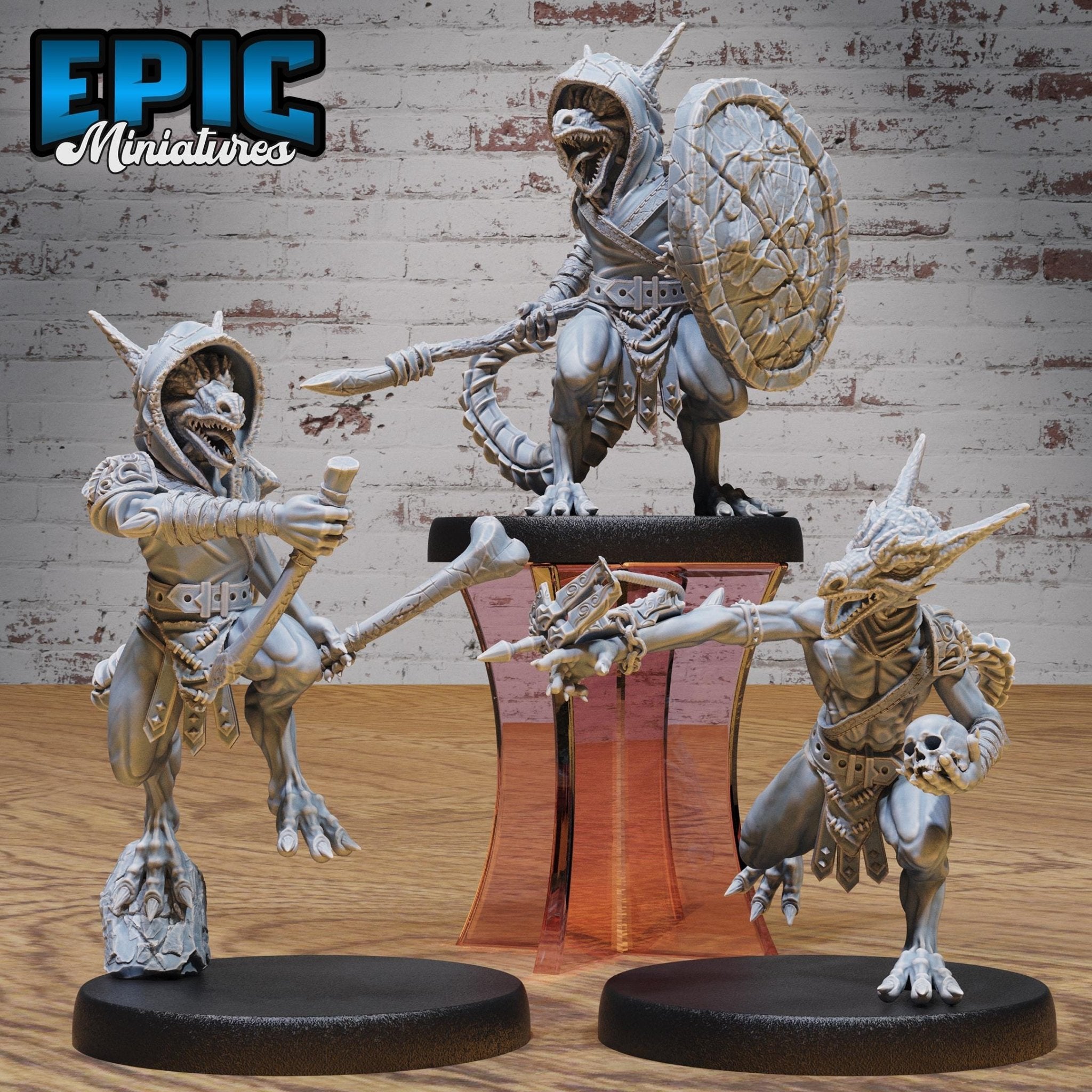 Kobold Minion, Red Kobold Miniature - Full Set All Models - 32mm ...