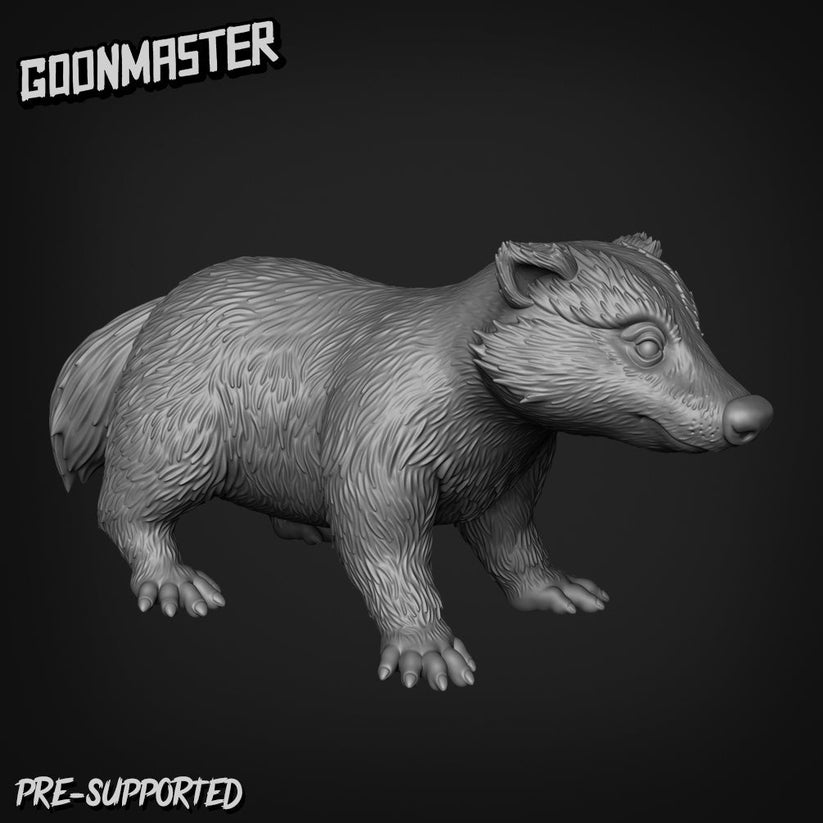 Large Badger Miniature - A - 28mm – Ottsworkshop