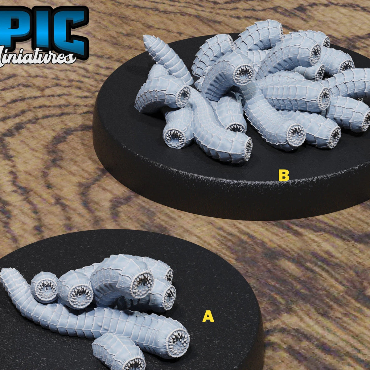 Maggot Swarm Miniature | Insect Beast Monster for D&D & Pathfinder ...