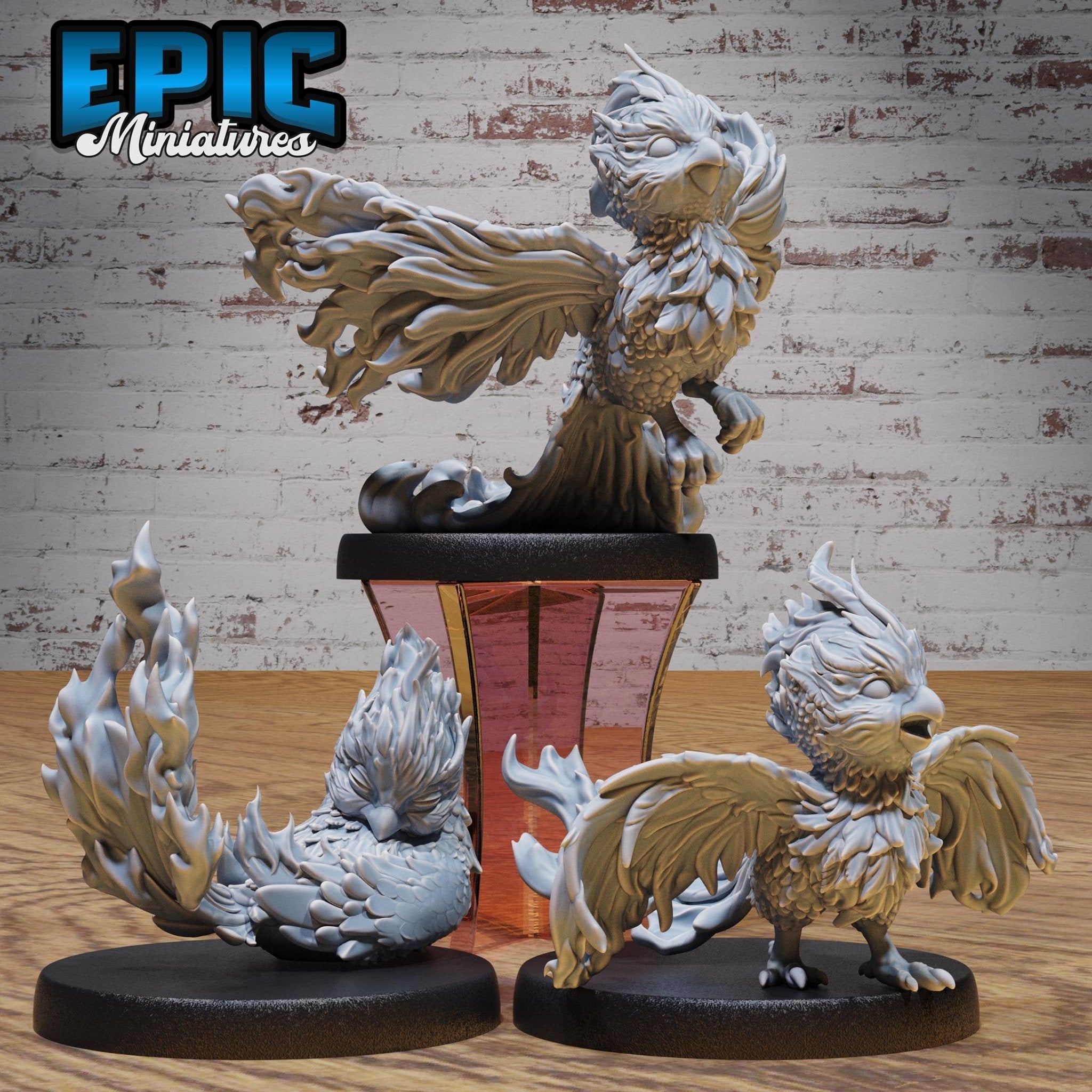 Phoenix Hatchling Miniature - Full Set All Models - 32mm – Ottsworkshop
