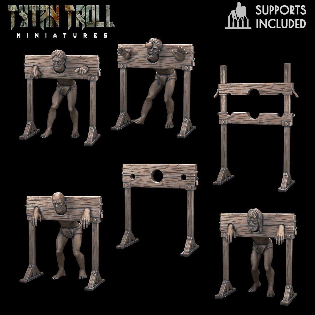 Prisoner Stockade Miniature - Stockade 1 - 32mm – Ottsworkshop