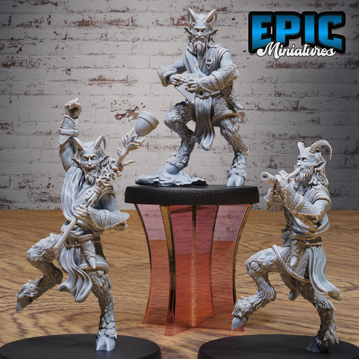 Satyr Miniature | Fey Bard for D&D & Pathfinder – Ottsworkshop