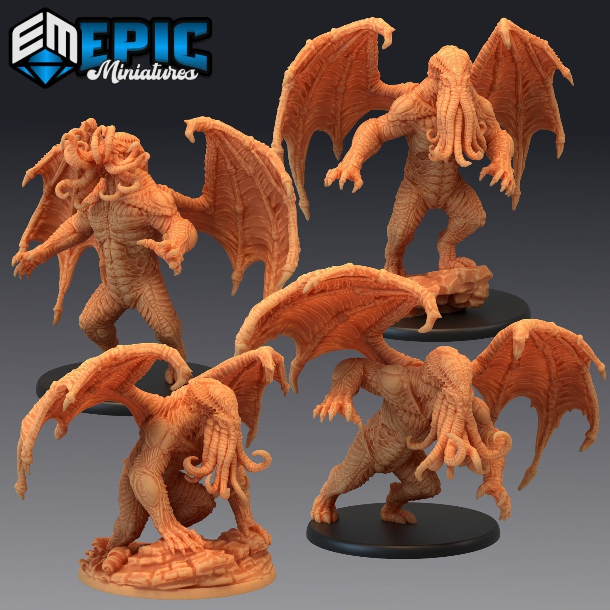 Star Spawn Miniature - Set of 4 - – Ottsworkshop